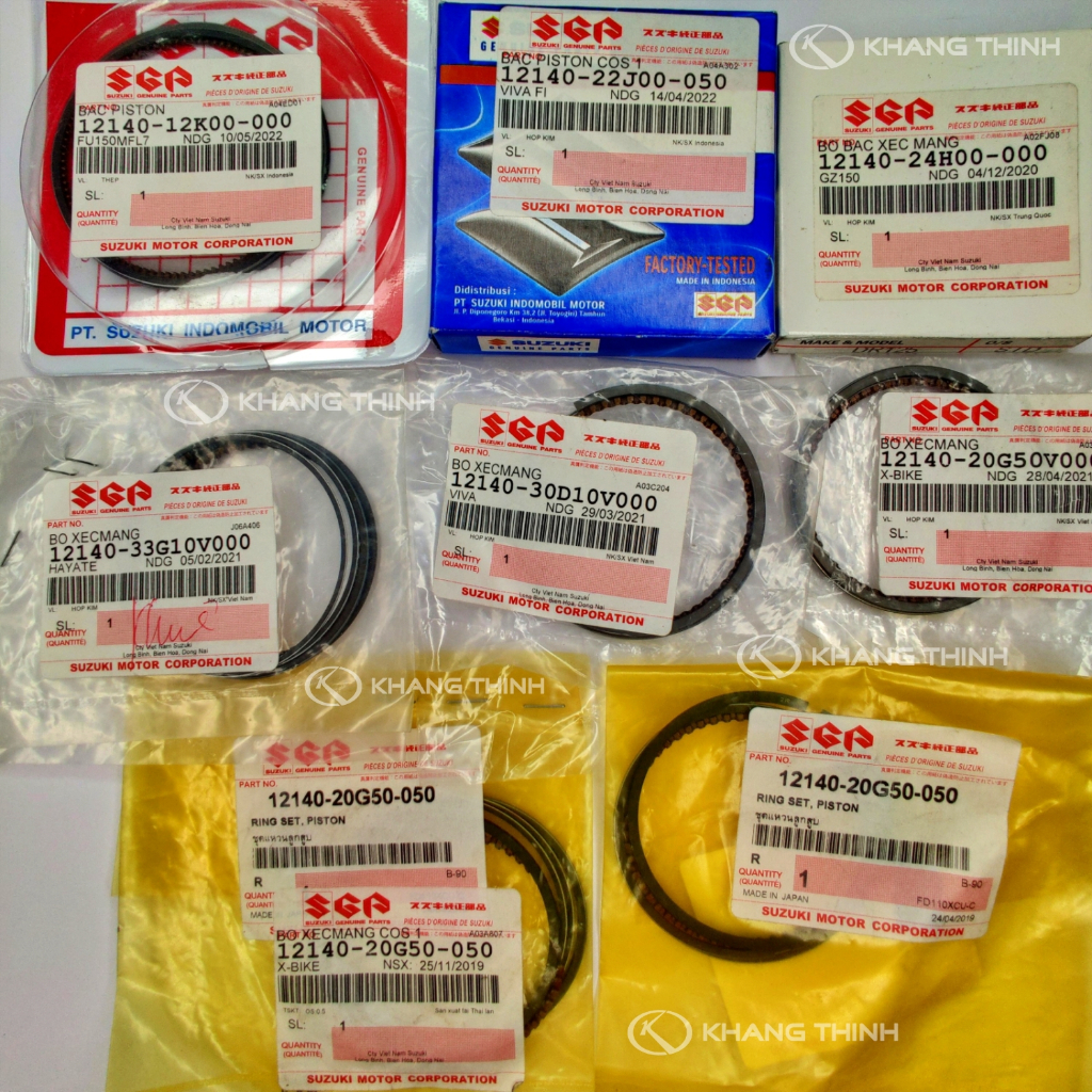 Suzuki AXELO/XBIKE/RAIDER/HAYATE/VIVA/RAIDER FI Cylinder Set - Genuine ...