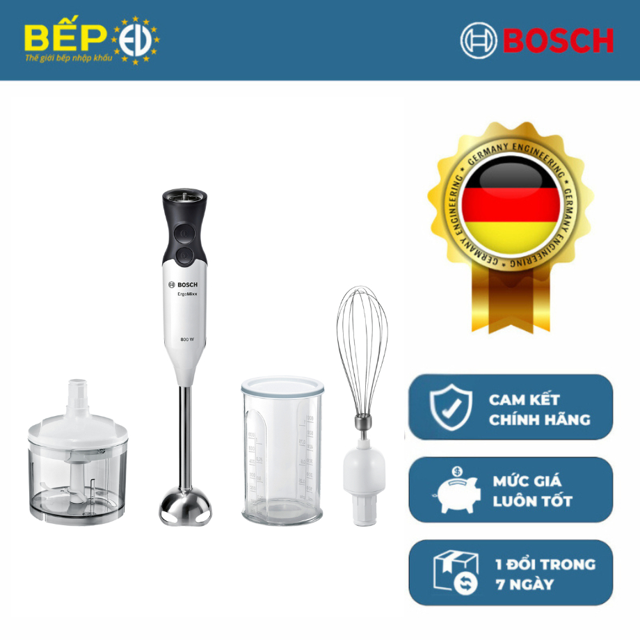 Bosch MS6CA4150G ERGOMIXX 800W HAND BLENDER WHITE | Shopee Malaysia