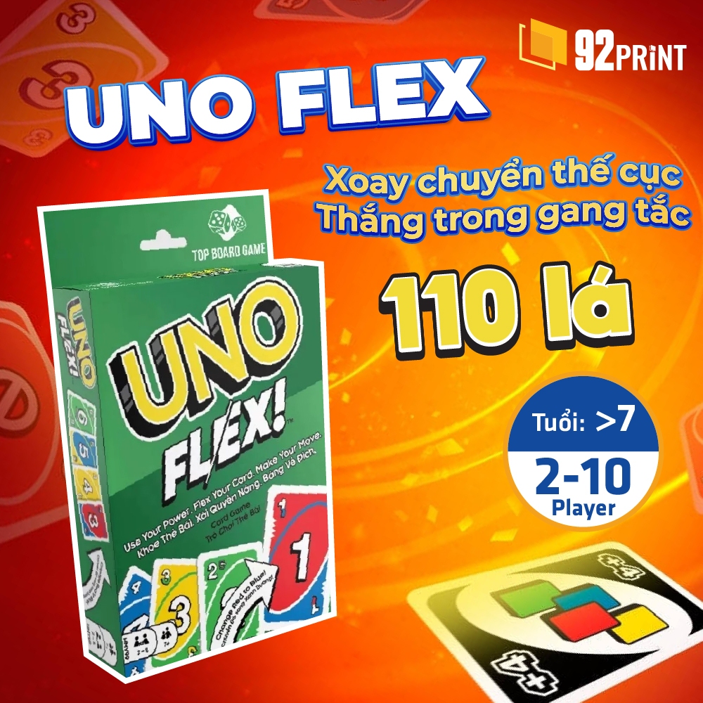 Uno Flex Green 110 Cards, UNO Boardgame CNY Cards, Fun Decal Paper for ...