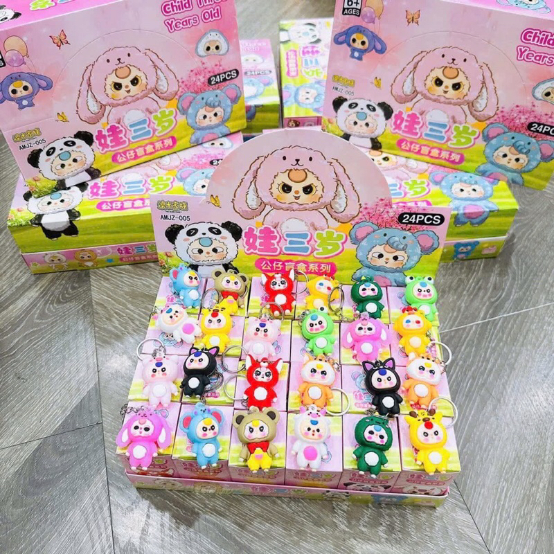 Baby THREE KEYCHAIN BLIND BOX (01 random retail box) | Shopee Malaysia