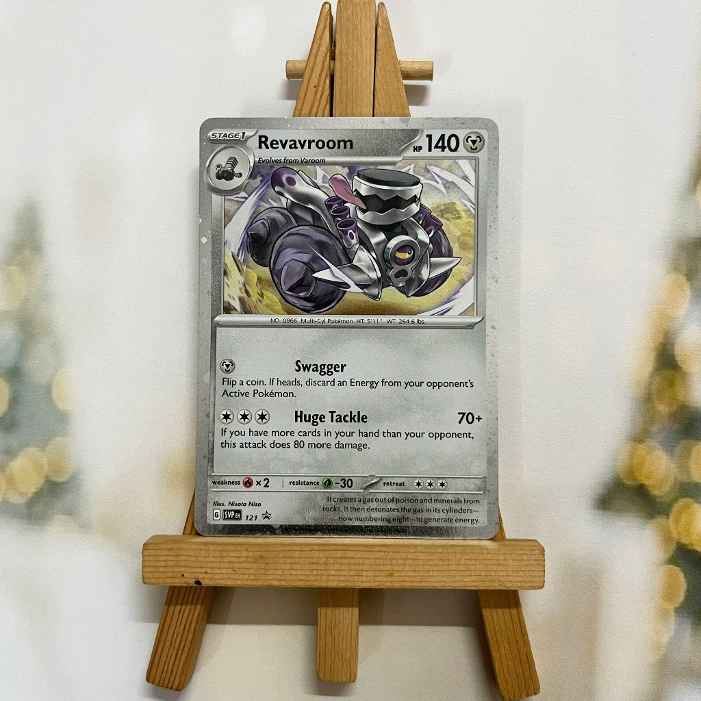 Pokemon Revavroom SVP121 Picture Card - Genuine English Scarlet ...