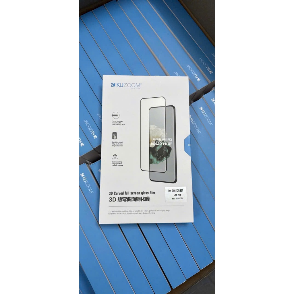 Kuzoom S25 ultra /S25 Plus / S25 Tempered Glass Full Smooth Touch ...