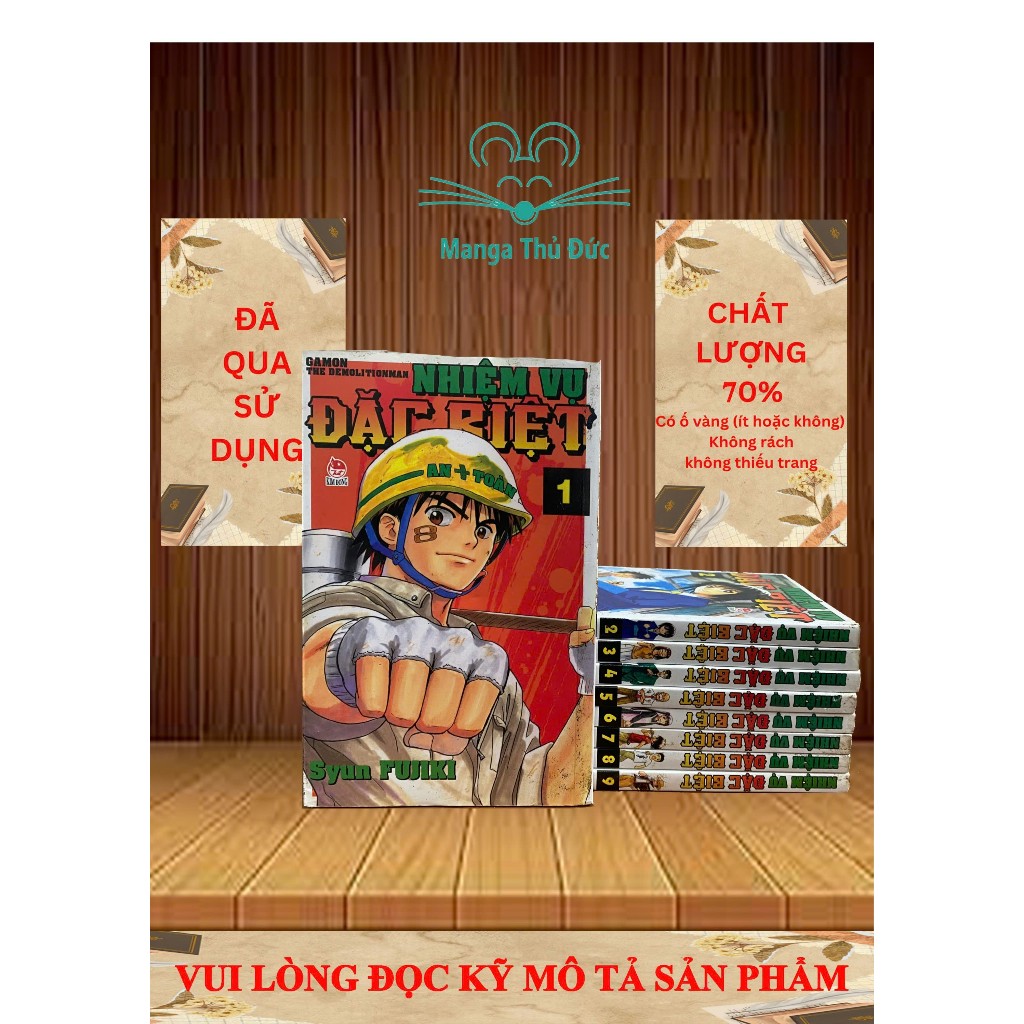 Special Mission Comics Complete Set of 9 Volumes - Kim Dong Publishing ...