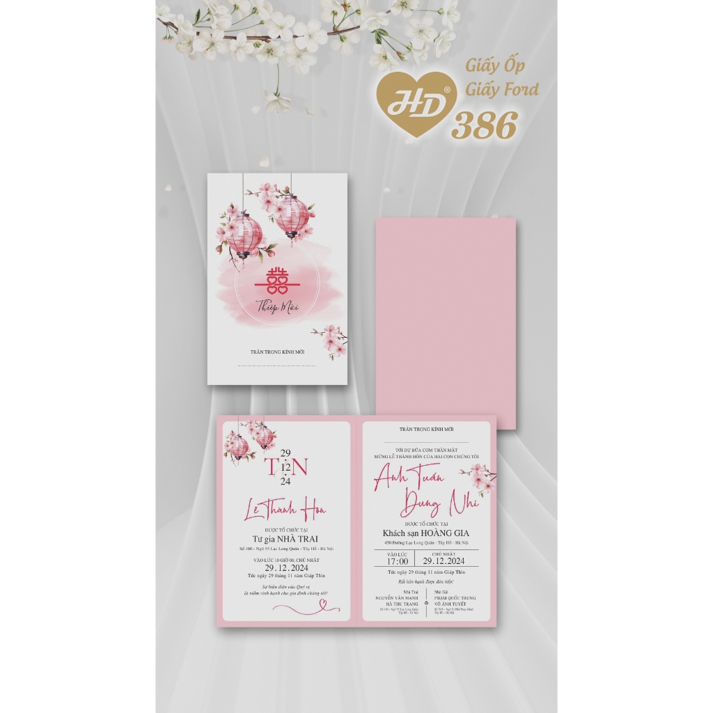 Print Wedding invitations, combo of 1080 wedding invitations with 3 ...