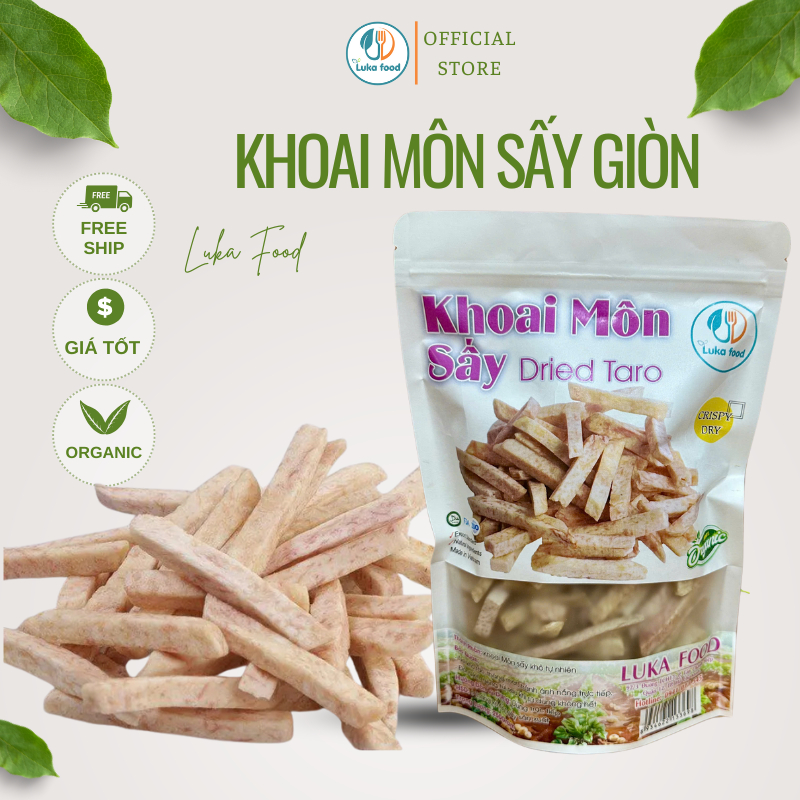 Crispy dried taro 250g - Homeland flavor, irresistibly crispy | Shopee ...