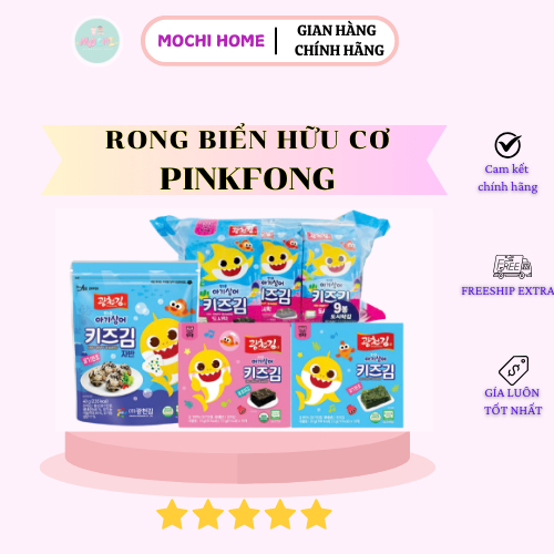Pink Fong organic seaweed imported from Korea for babies from 8 months ...