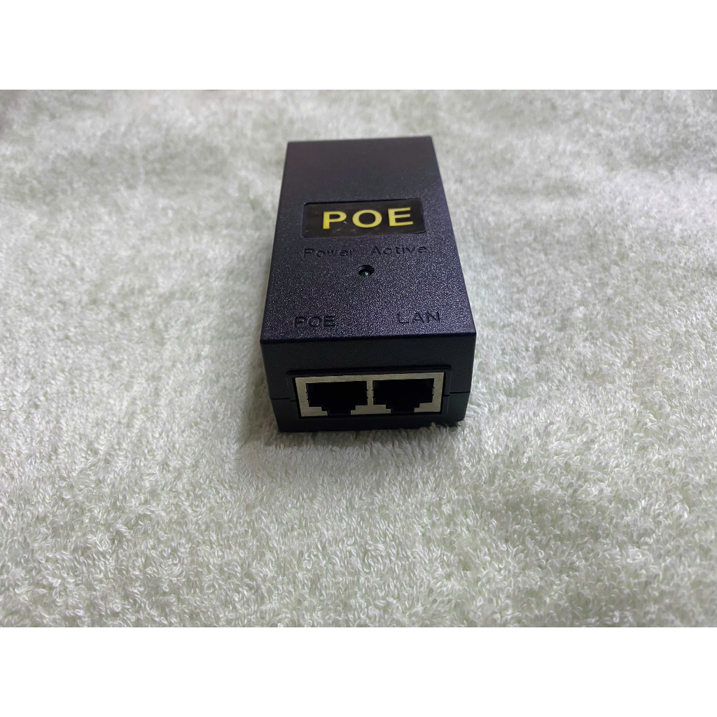 Poe power source 48V-0.5A XU888-48V-G Gigabit 100/1000 (2 ports running ...