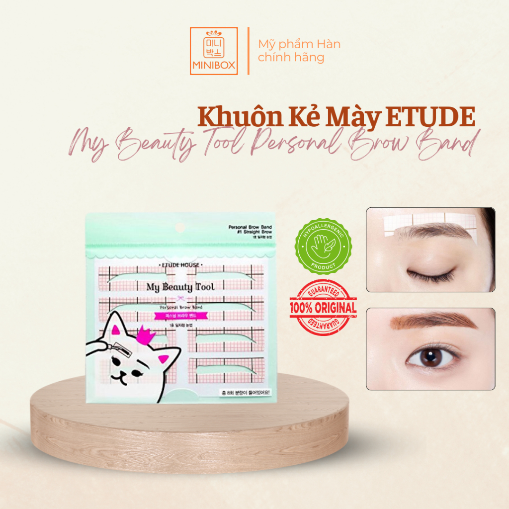 (BILL Han) ETUDE My Beauty Tool Personal Brow Band Eyebrow Stencil ...