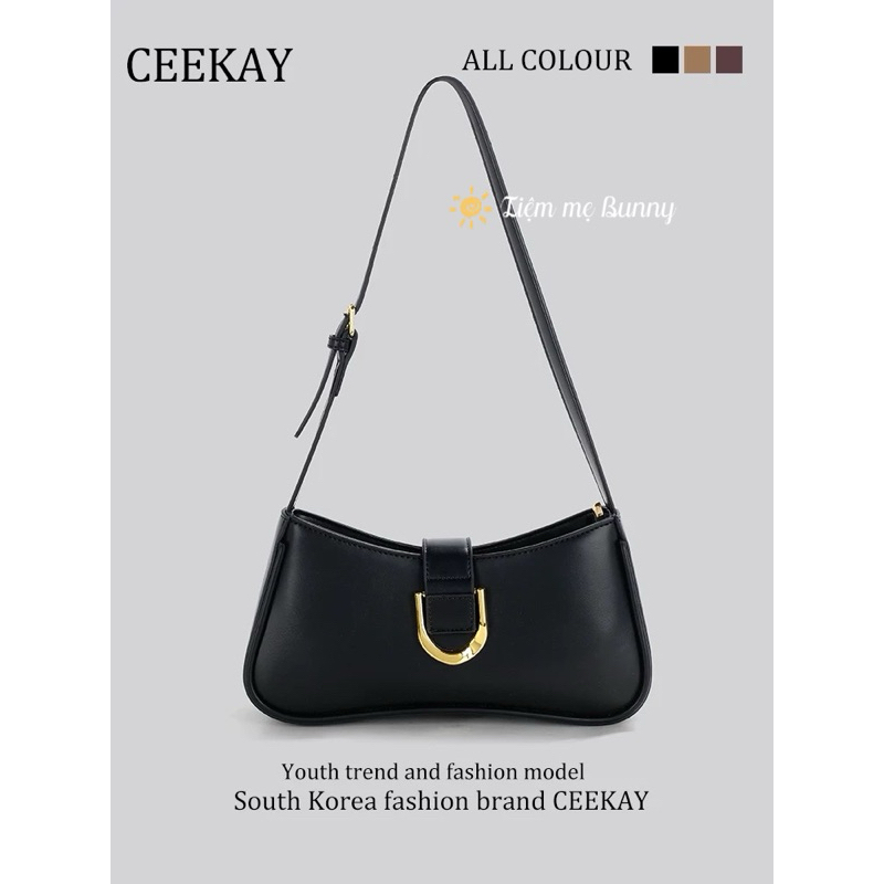 Fullbox genuine black crossbody bag from domestic brand Ceekay | Shopee ...