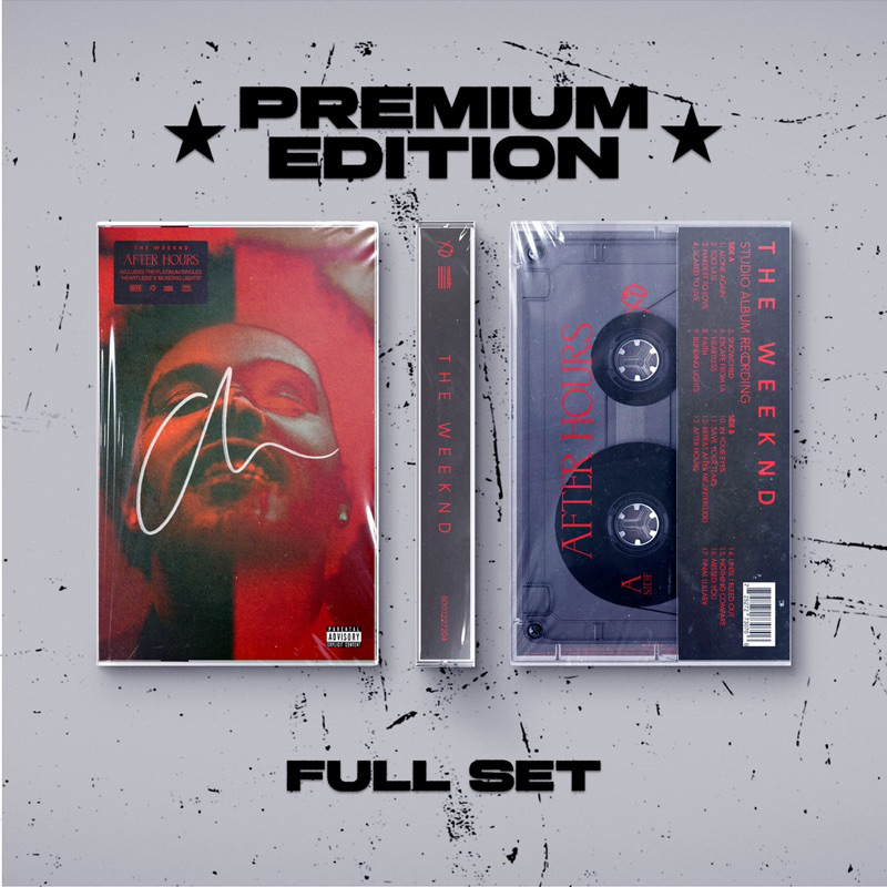 After Hours Cassette Tape (Deluxe) - The Weeknd [Premium Custom ...