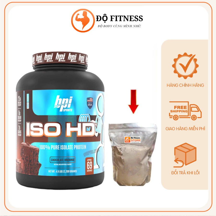 Iso HD BPI Whey Protein Isolate 5Lbs - Supports Muscle Development ...