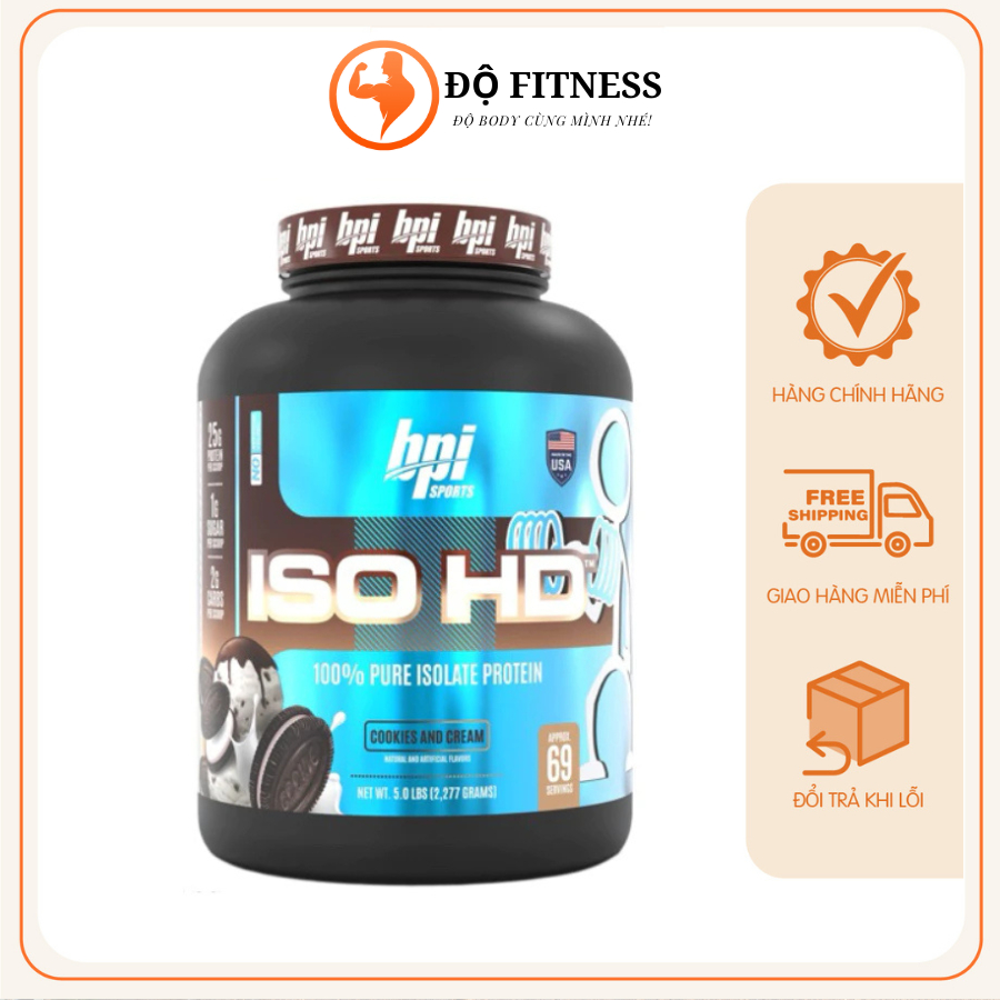 Iso HD BPI Whey Protein Isolate 100% 5Lbs - Muscle Gaining Milk ...