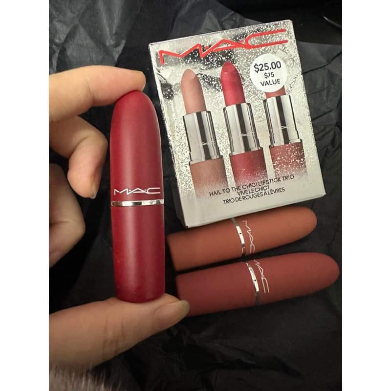 Mac Super Matte Lipstick 707 Ruby Woo - Classic Red 3g Retro Matte ...