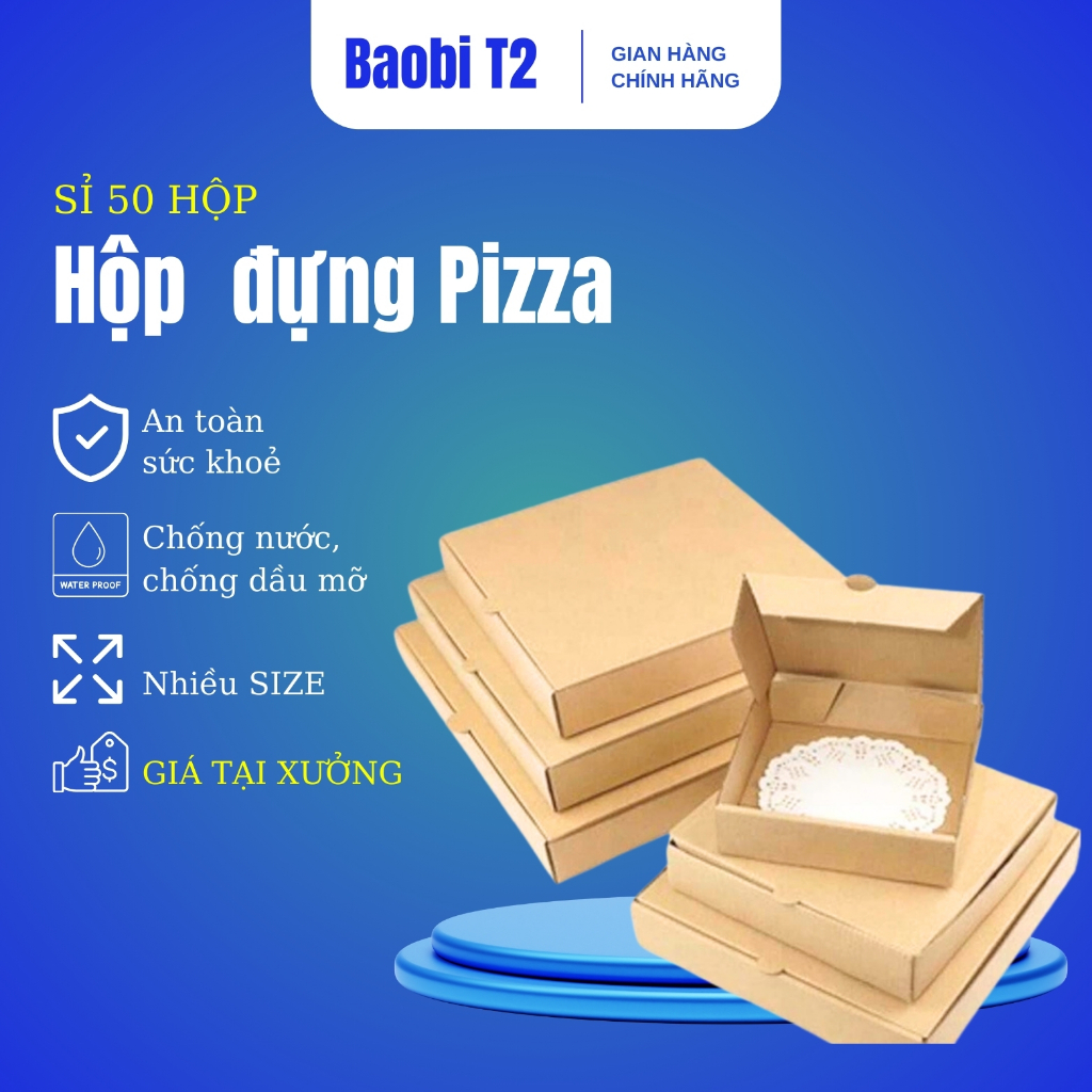 50 Disposable Pizza Boxes - Many Sizes | Shopee Malaysia