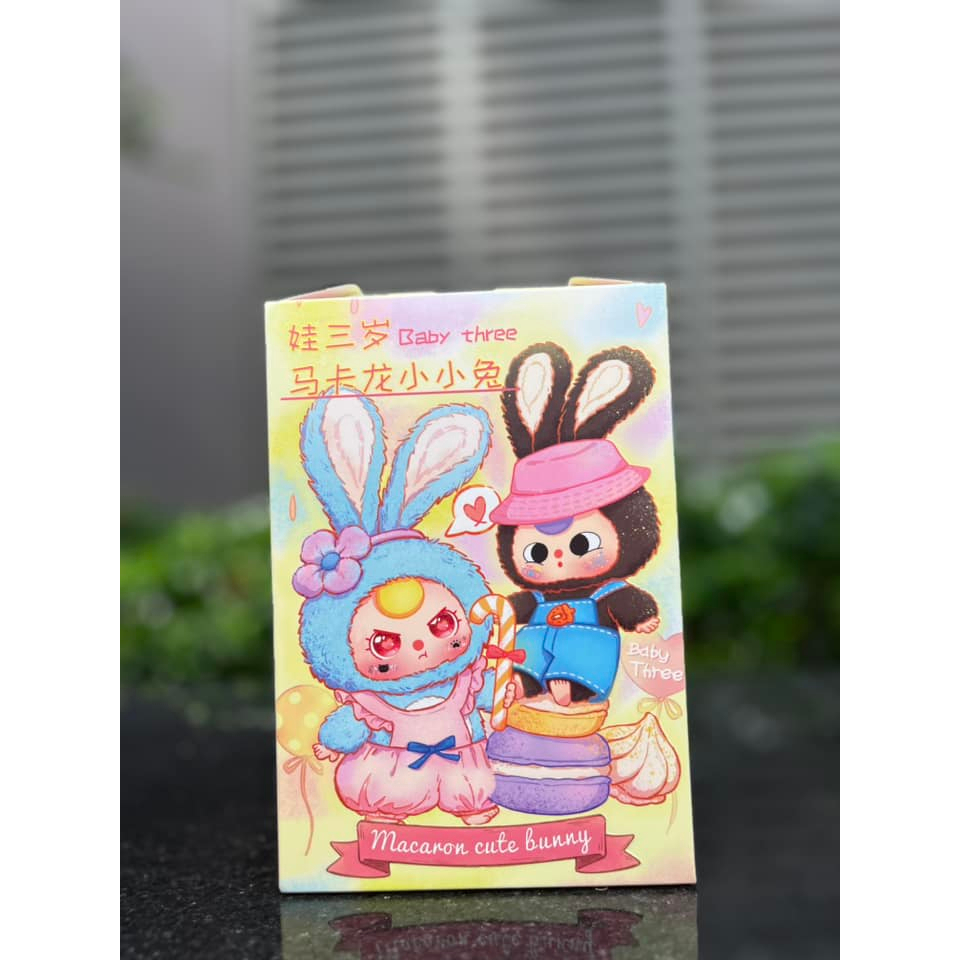 Blindbox Baby Three Macaron Toy Elephant Model Toy gaubong labubu blind ...