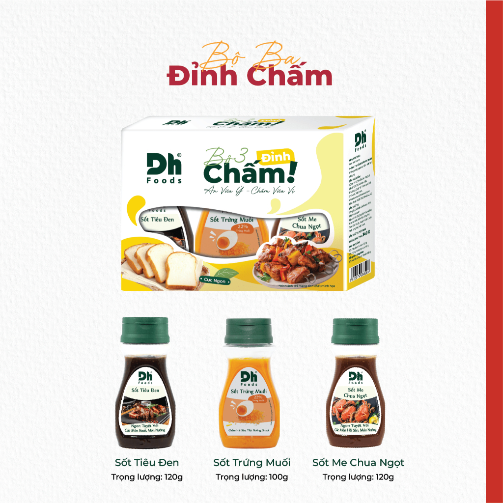 Combo of 3 Dipping Sauces - Set of 3 Dipping Sauce - Black Pepper Sauce ...