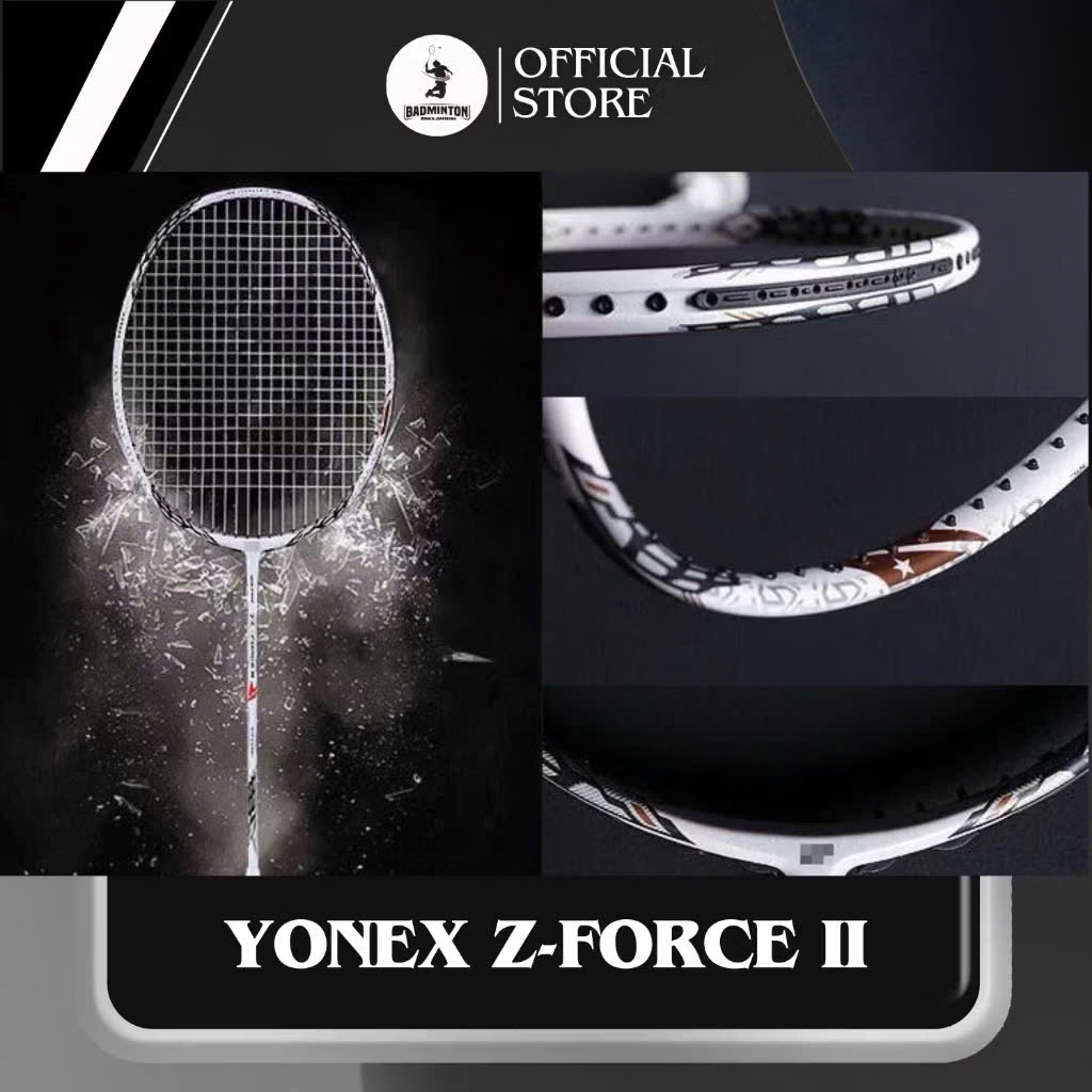 Badminton racket (ms7) Voltric Z Force 2 White competition standard, 4U ...