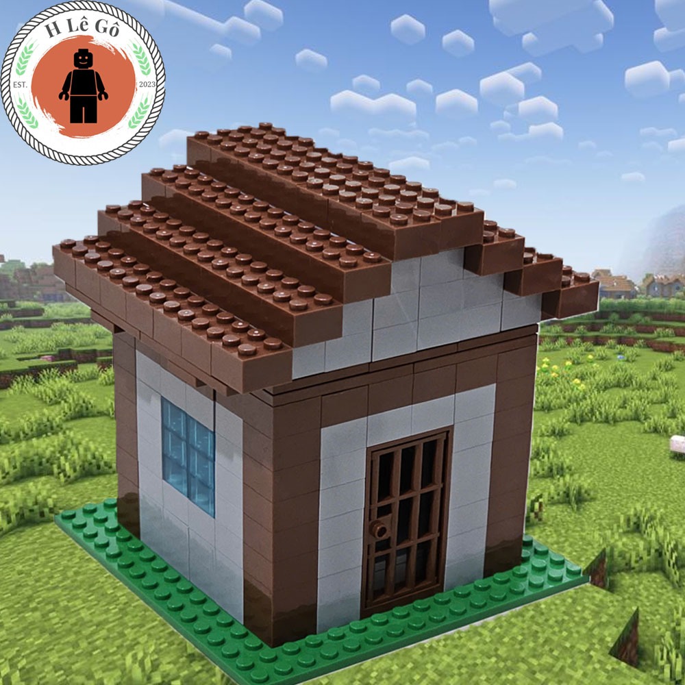 Minecraft Villager house weighs nearly 0.5kg with removable roof, comes ...