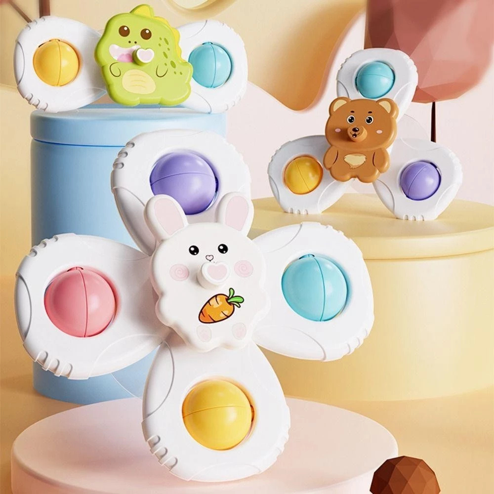 SPINNER Set of 3 Cute Animal Spinners to Reduce Stress for Children ...