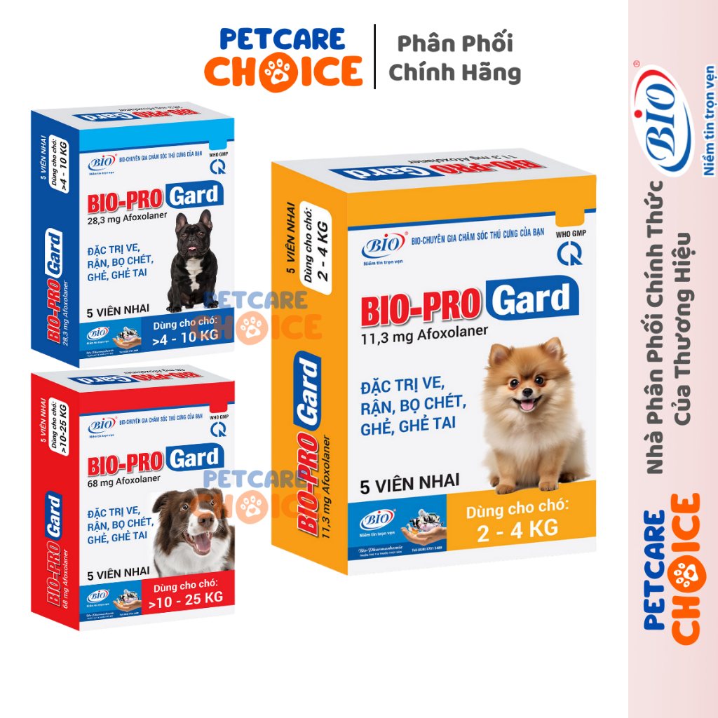 Bio PROGARD Chewable Tablets to Kill Ticks, Lice, Fleas, Scabies, Ear ...