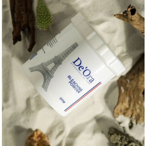 De'ora tone-enhancing green bleaching powder 500gr, super fine powder ...