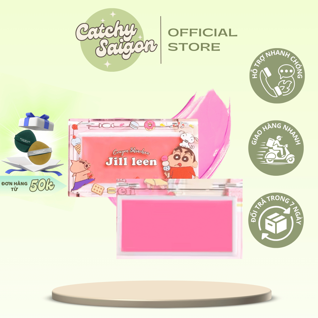 [JILL LEEN] JILL LEEN Shinchan Cream Blush Monochrome, Crayon Shinchan, 3g | Shopee Malaysia