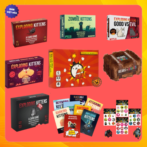 Exploding Kittens Combo - Full Version Exploding Kittens (Vietnamese ...