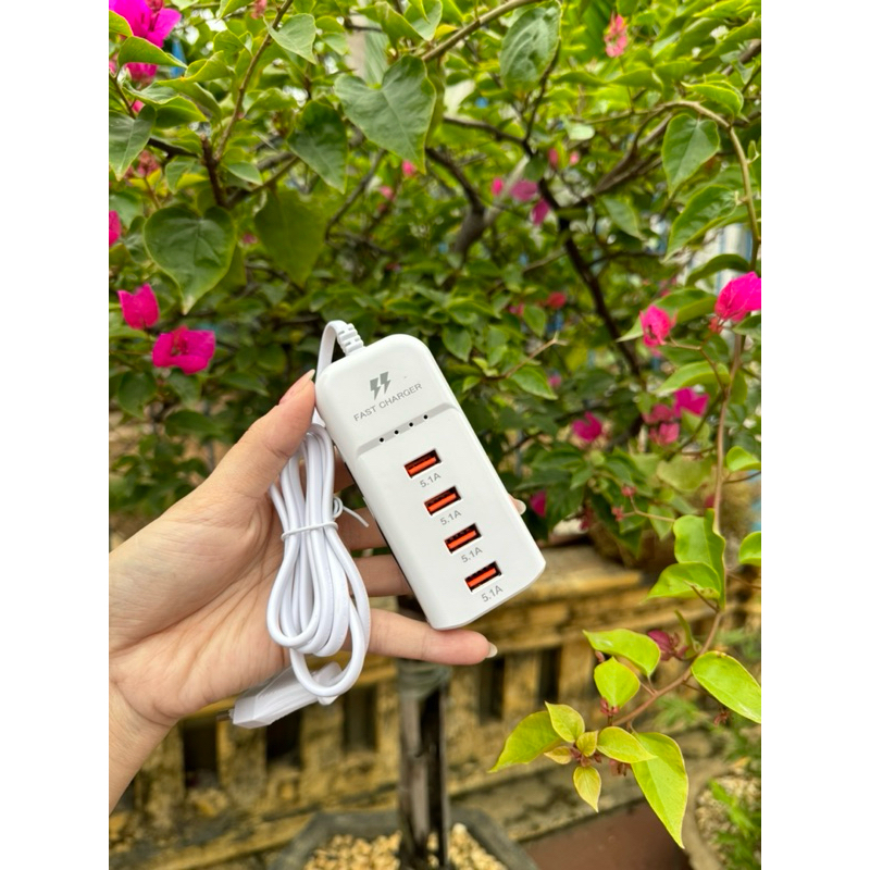 Multi-purpose power outlet, 66W [5 in 1] fast charger, automatic shut ...