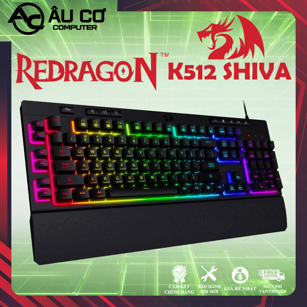 [SUPER PRODUCT] Redragon K512 SHIVA RGB Wired Mechanical Gaming PC ...
