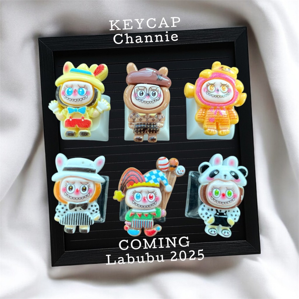 Labubu Keycap Collection of many Labubu models Labubu Mechanical ...