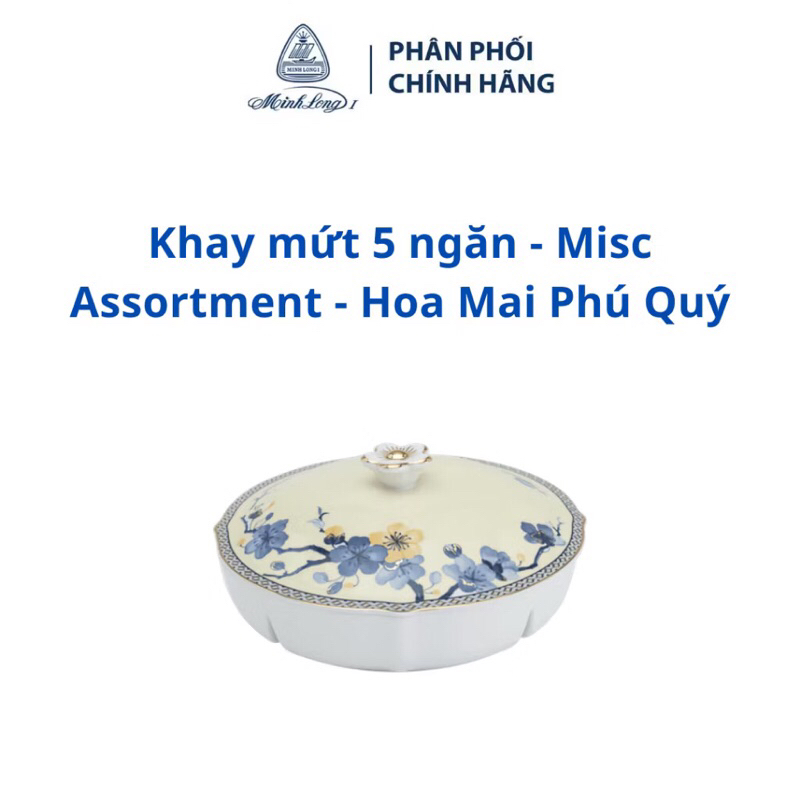 5-compartment jam tray - Misc Assortment - Hoa Mai Phu Quy - Minh Long ...