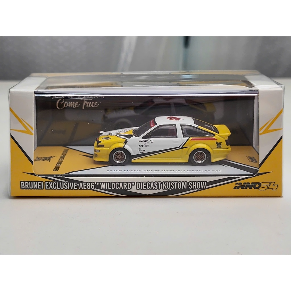 Toyota Sprinter Trueno AE86 Brunei Diecast Kustom Show 2024 1:64 Inno ...