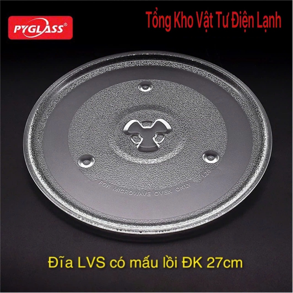 3-tab microwave plate, diameter 27cm, with rotating pin for storing ...