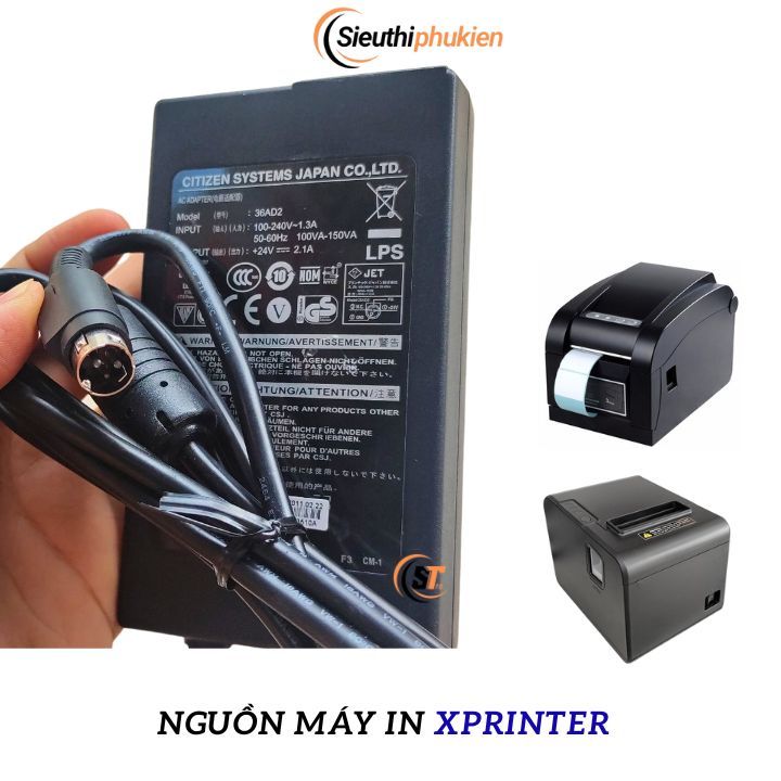 Xprinter XP Q80C 24v receipt printer power supply - Xprinter 24v ...
