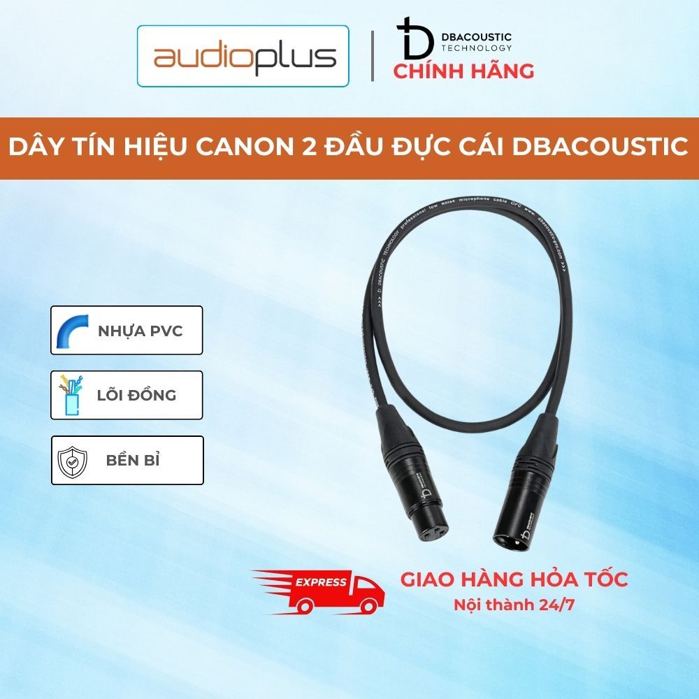 Genuine dBAcoustic 2 male and female Canon audio signal cable | Shopee ...