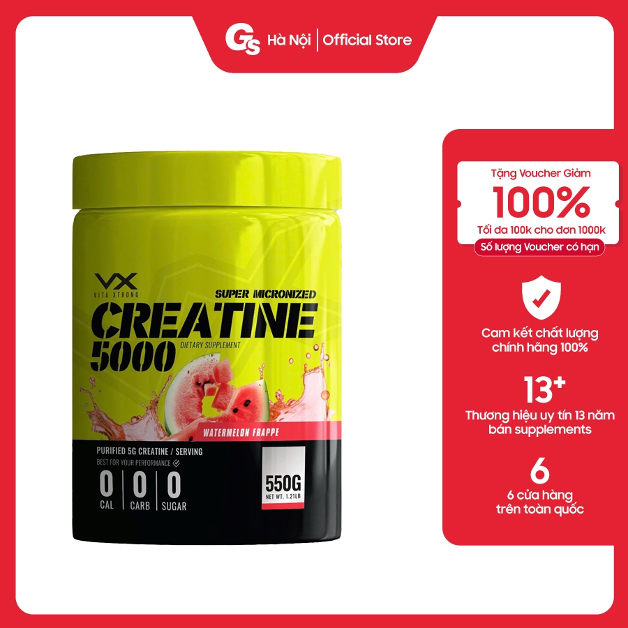 VitaXtrong Super Micronized Creatine 5000 strength powder imported from USA - Gymstore | Shopee ...