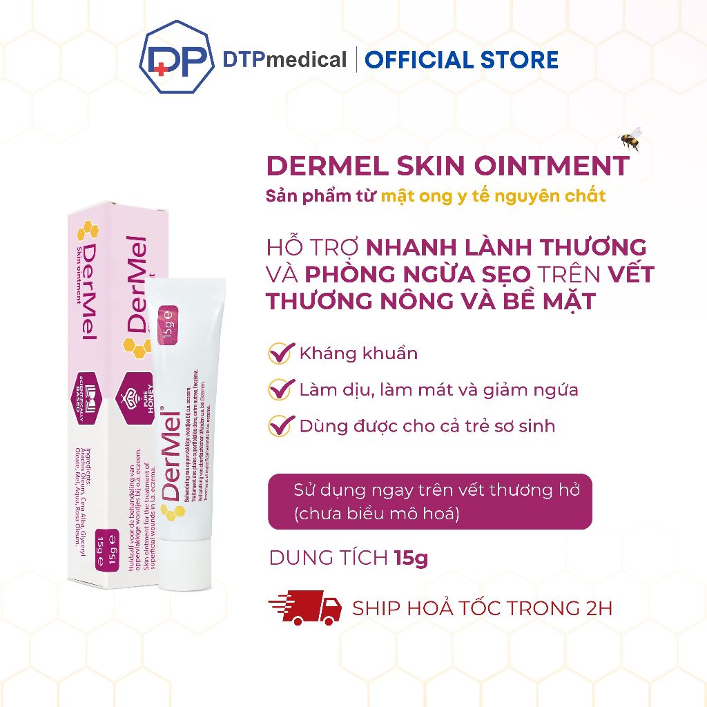 Dermel Skin Ointment reduces symptoms of swelling, redness, pain ...