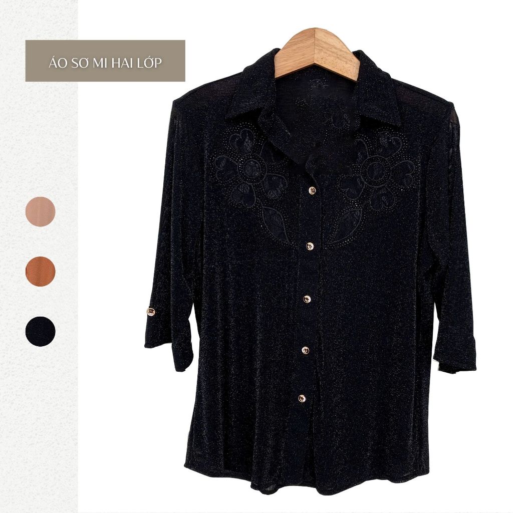 High Quality 2-Layer Mesh Elastic Shirt for Middle-Aged People, Cool ...