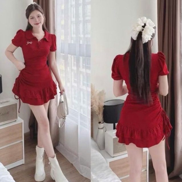 RED BODY DRESS SUPER LUXURY LEVEL-FLOOR NOENCNY DT331 | Shopee Malaysia