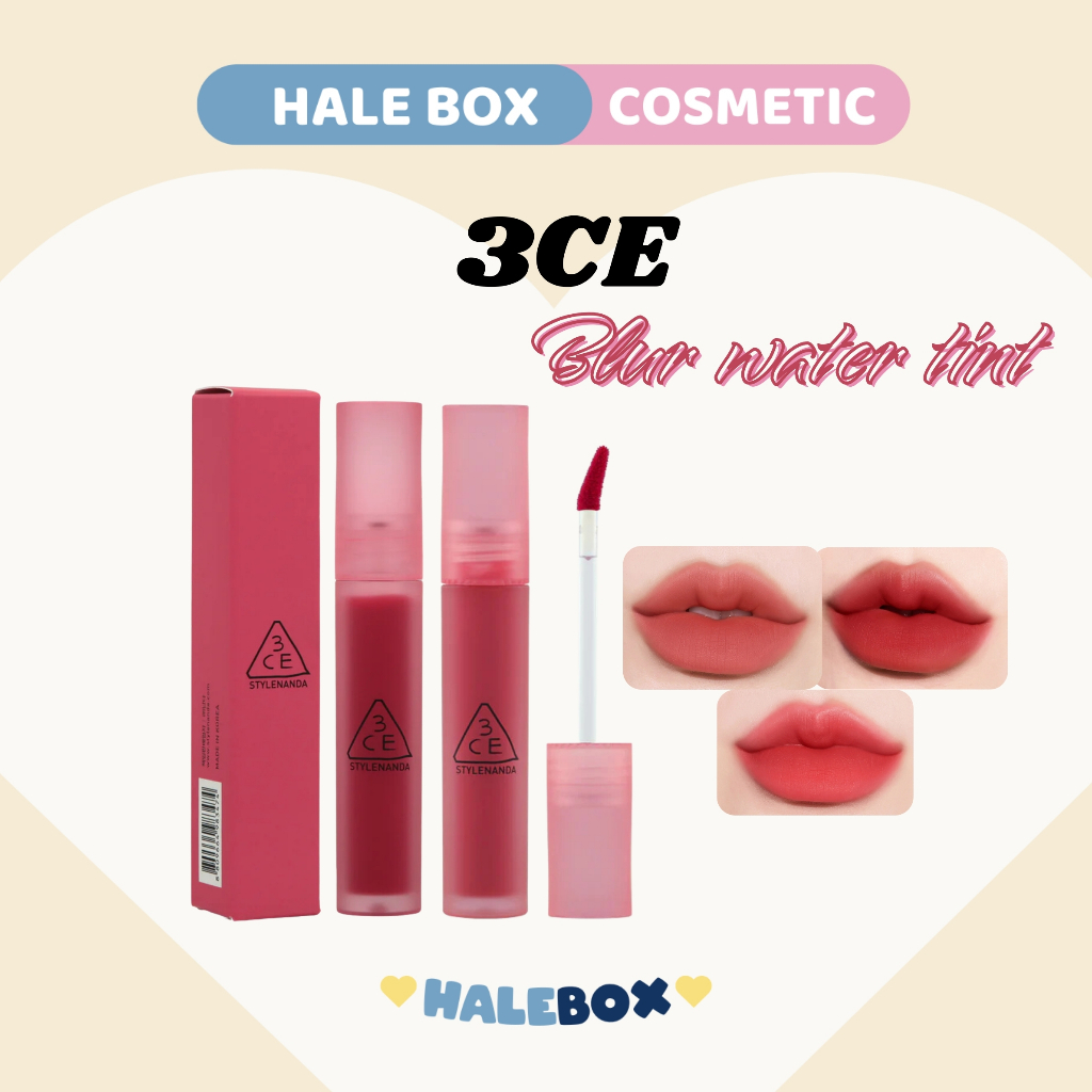 3ce Blur Water Tint 4.6g (Sepia - Laydown - Early Hour - Chasing Rose ...