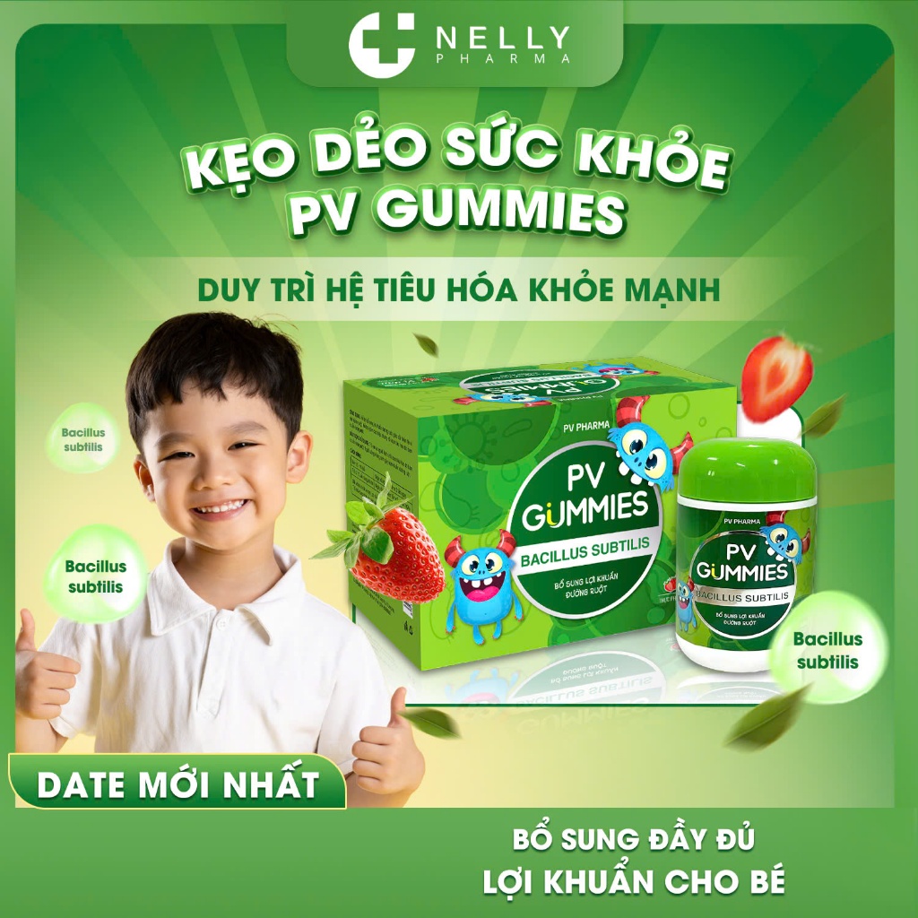 Pv GUMMIES BACILLUS SUBTILIS Probiotic Supplement GUMMIES support ...