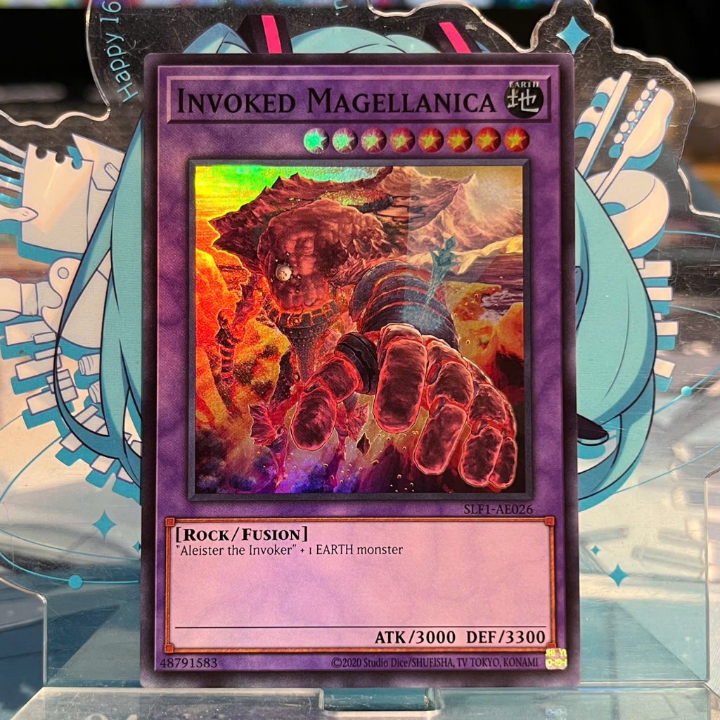[ Genuine Yugioh Card ] SLF1-AE026 Invoked Magellanica - Super Rare ...