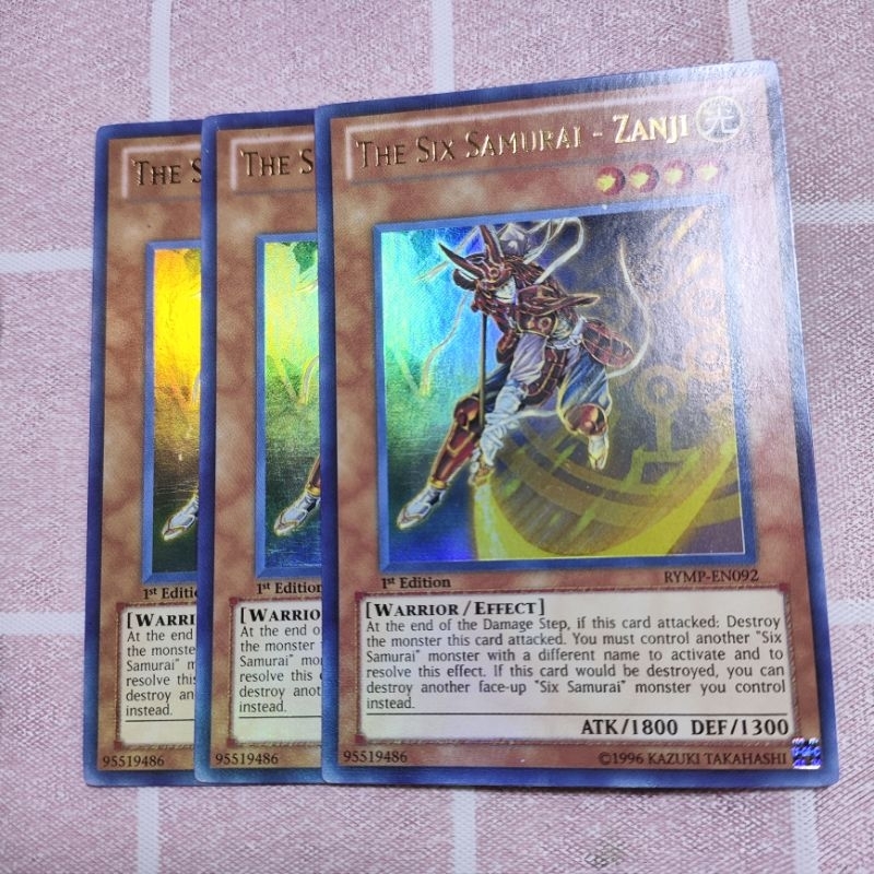 Yugioh Cards - Set x3 The Six Samurai - Zanji - Ultra rare | Shopee ...