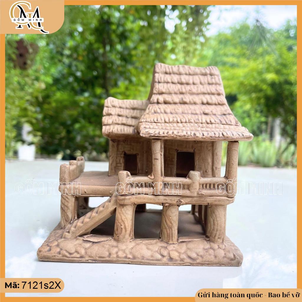 Multi-colored large stilt house miniatures, large stilt house models ...