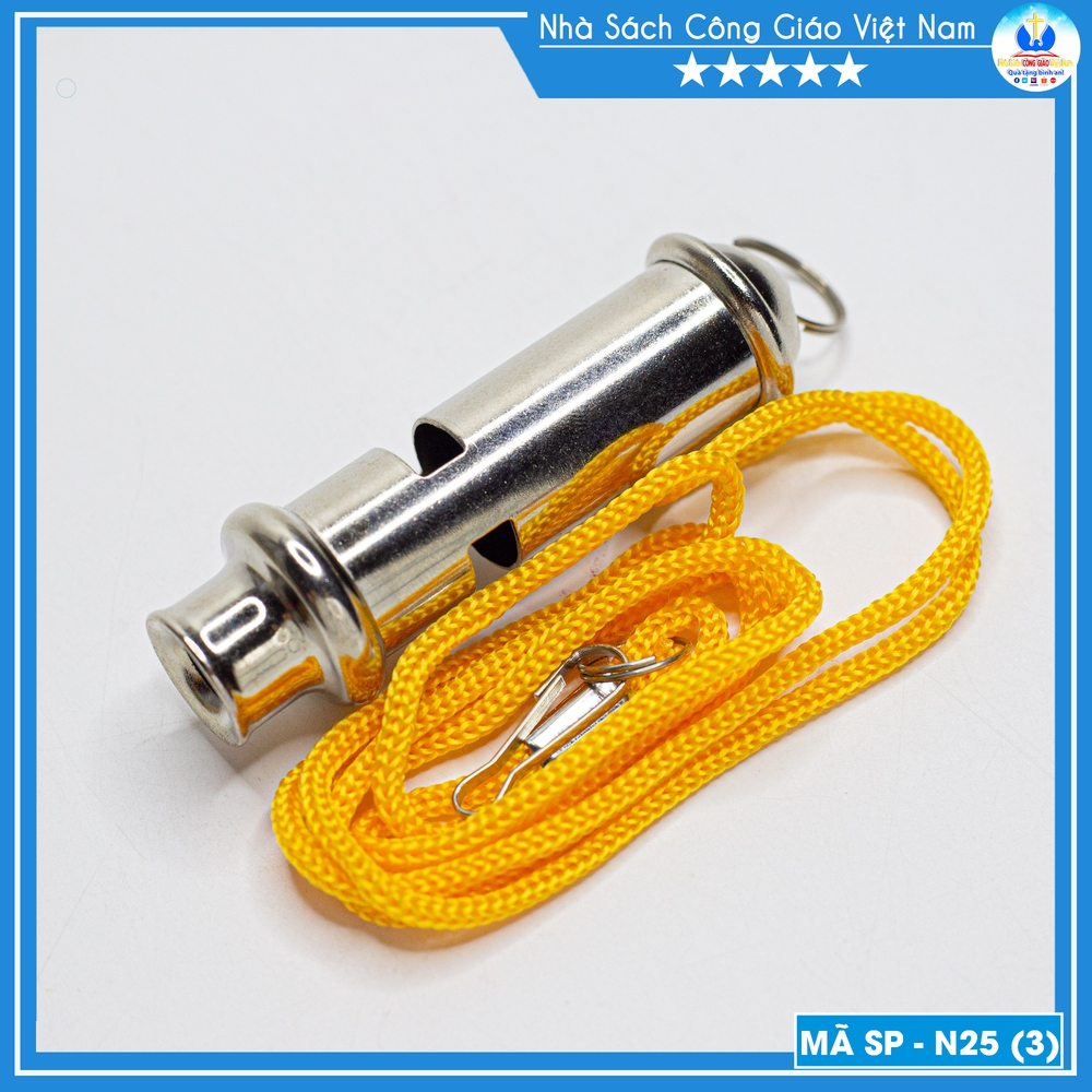 News Round Head Morse Code Whistle, Stainless Steel Command Siren, N25 ...