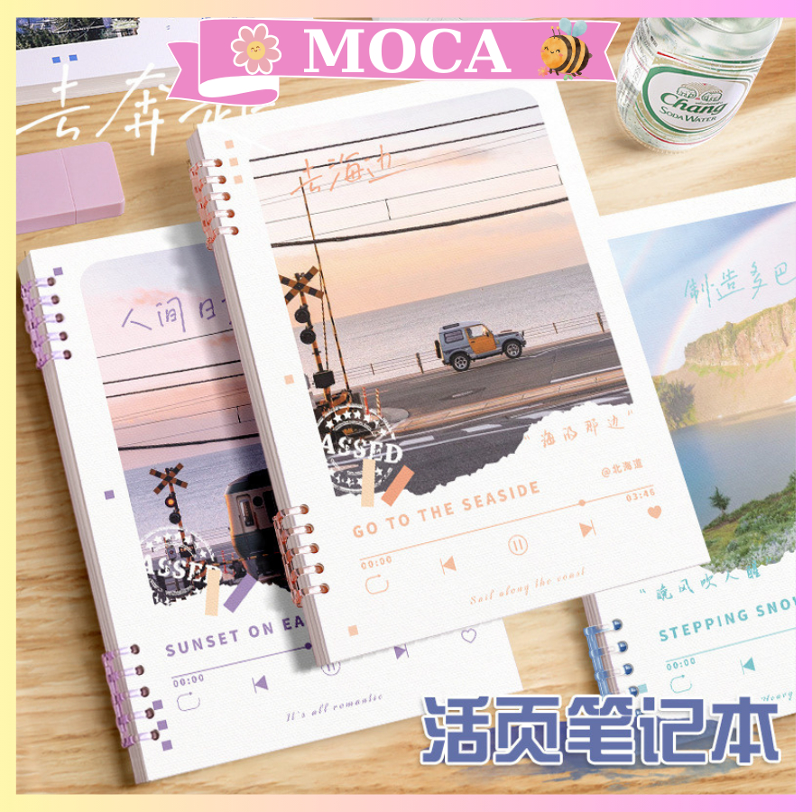 Notebook with Replaceable Paper A5 B5 120 Checkered Pages 80/100 GSM ...