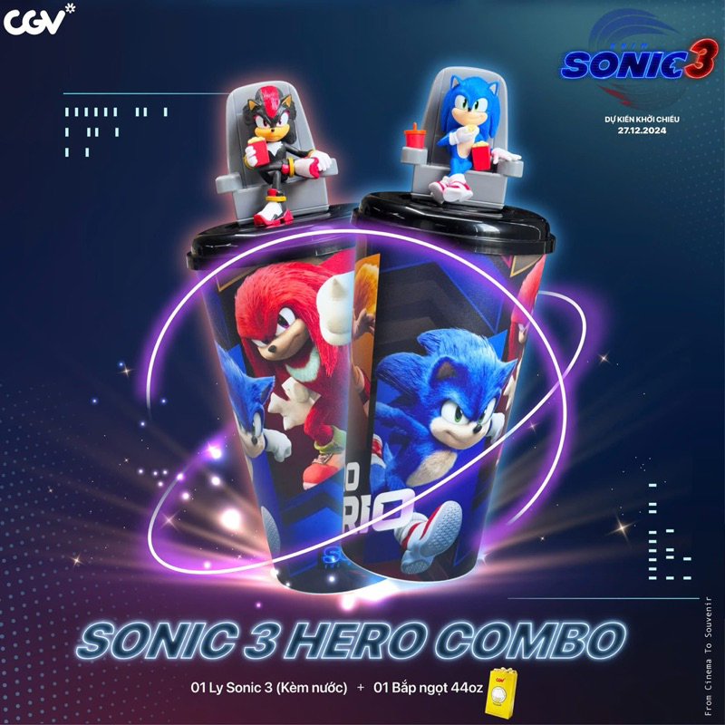 Sonic 3 Character Cup - Sonic and Shadow | Shopee Malaysia