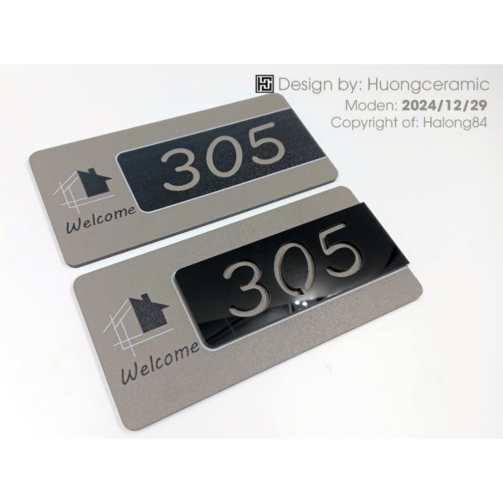 Hotel and motel room number plates, exclusive design, beautiful in ...