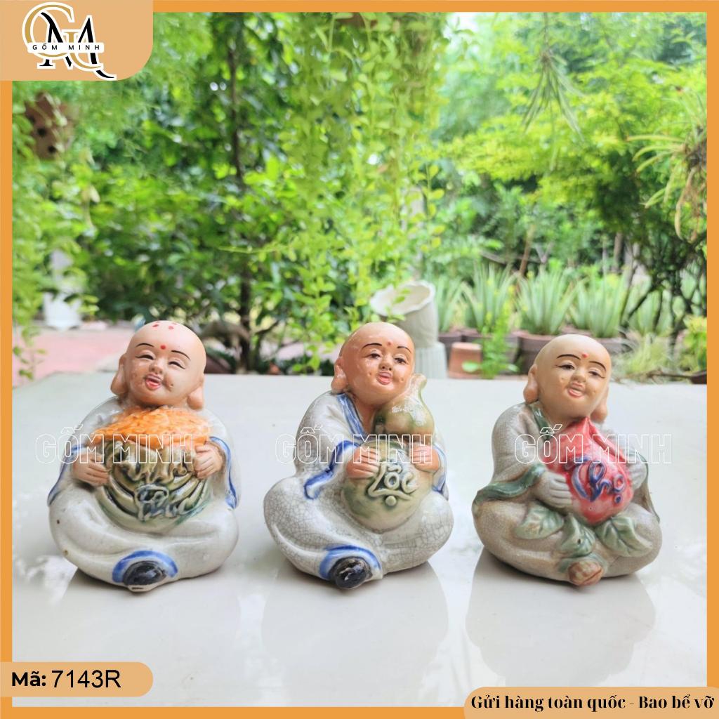 Phuc Loc Tho monk statue set (set of 3), PLT monk statue set to ...