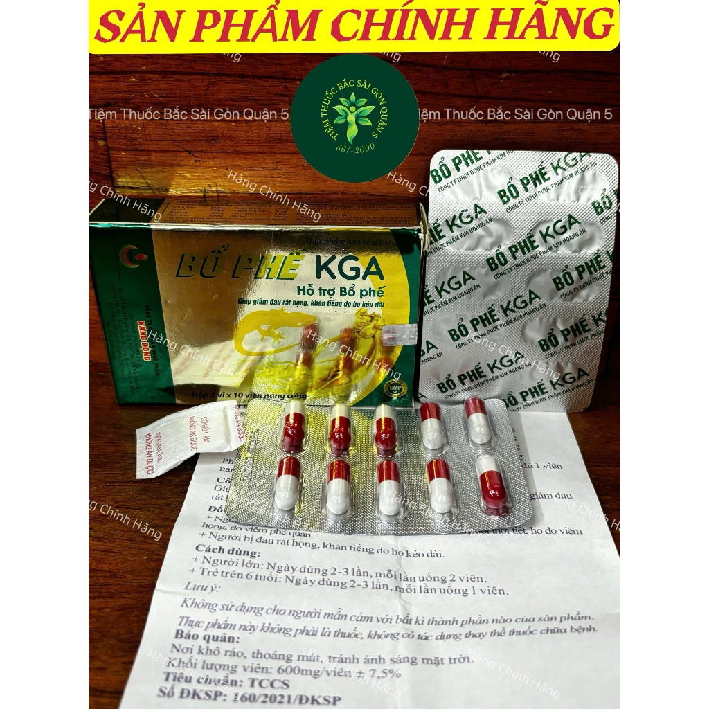 Kga Lung and Asthma Tonic - Box of 20 tablets - Strengthens the lungs ...